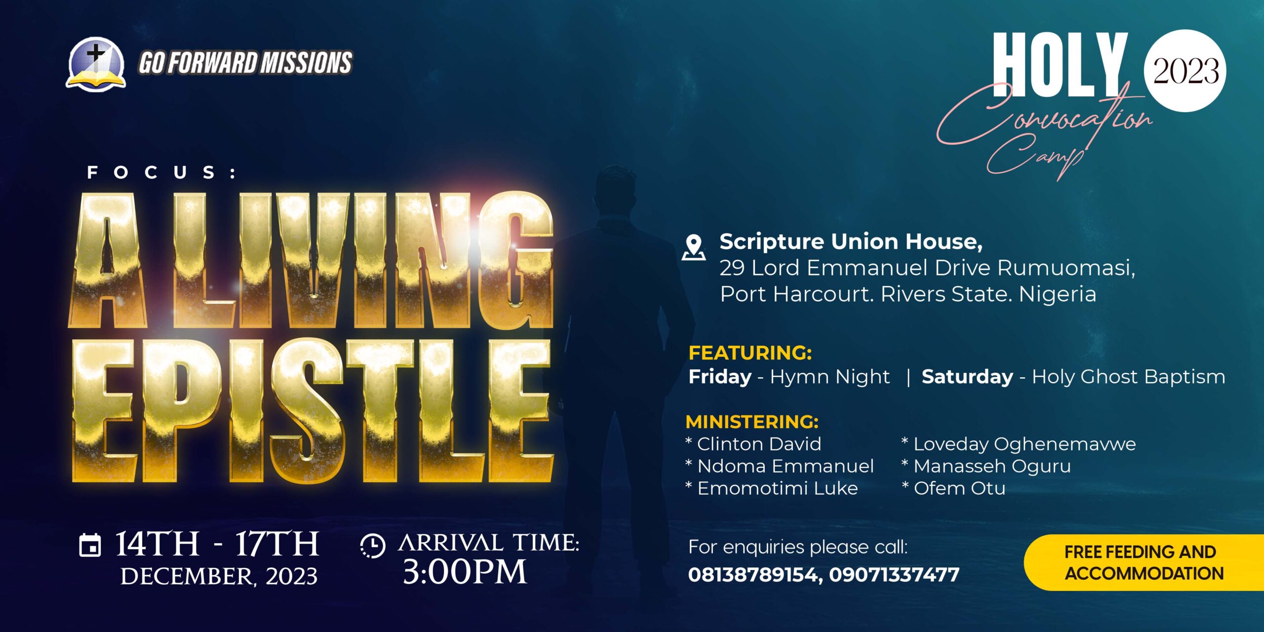 Holy Convocation Camp 2023 - Go Forward Missions